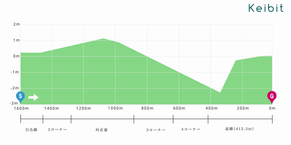 【中京芝1600m】コースの特徴や傾向をわかりやすく解説｜Keibit（ケイビット）