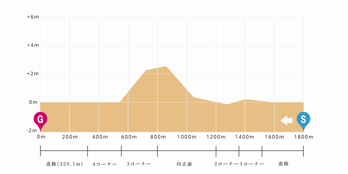 【京都ダート1800m】コースの特徴や傾向をわかりやすく解説｜Keibit（ケイビット）中京ダート1800mデータ詳細