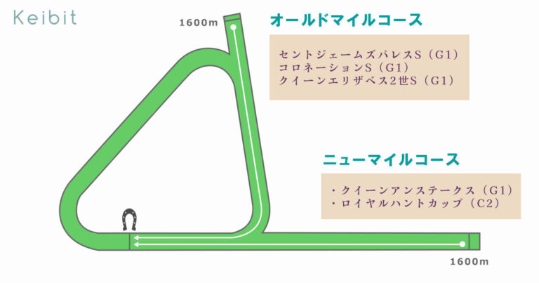 【アスコット競馬場】コースの特徴や傾向をわかりやすく解説｜Keibit（ケイビット）